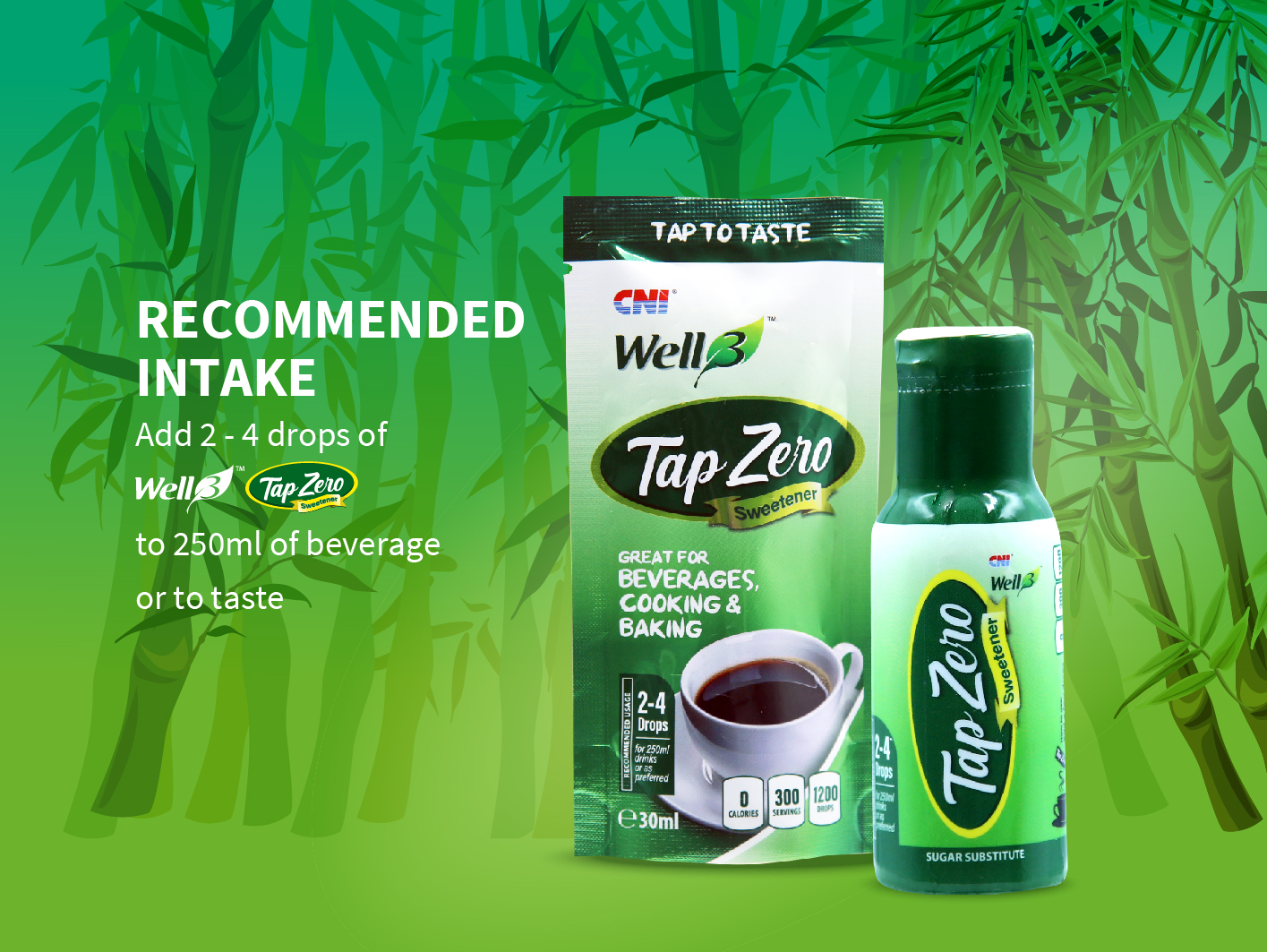 Well3 Tap Zero Sweetener